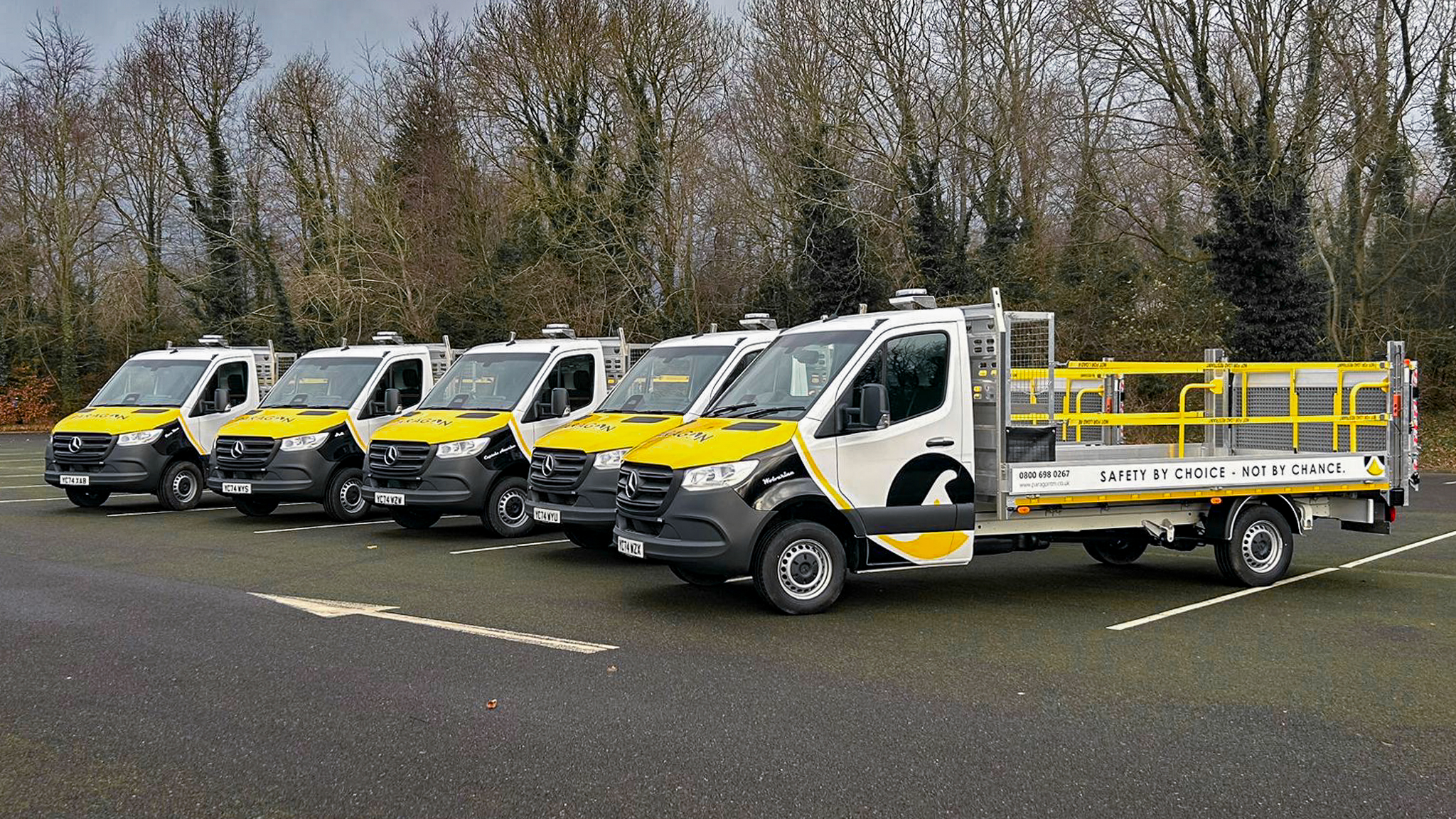 New Fleet of Bespoke Vans - Paragon Traffic Management